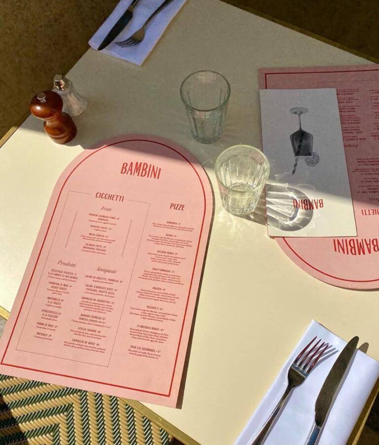 Bambini Paris; The newest trendy Italian Restaurant