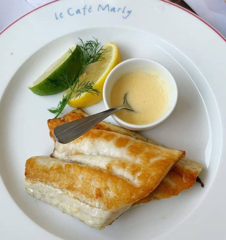 Le Café Marly; Delicious food with view of Musee Louvre
