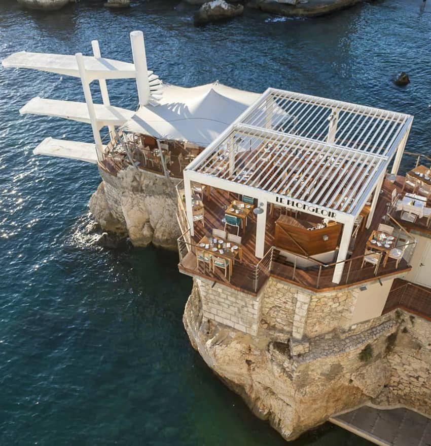 Le Plongeoir; The restaurant on the Rock!